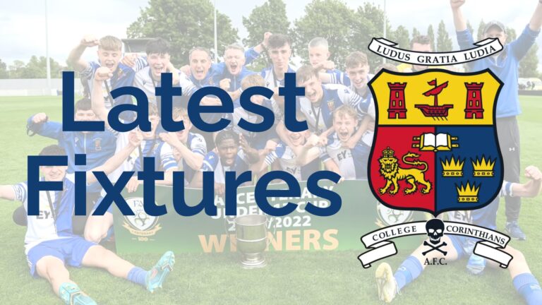 Fixtures for 2nd and 3rd December - College Corinthians A.F.C.