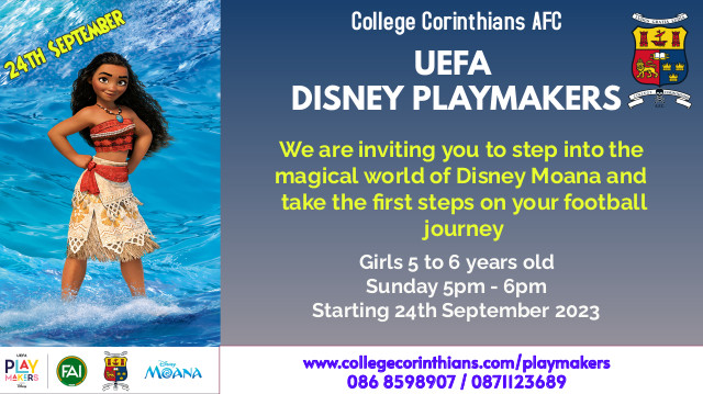 UEFA Disney Playmakers @ Corinthians - College Corinthians A.F.C.